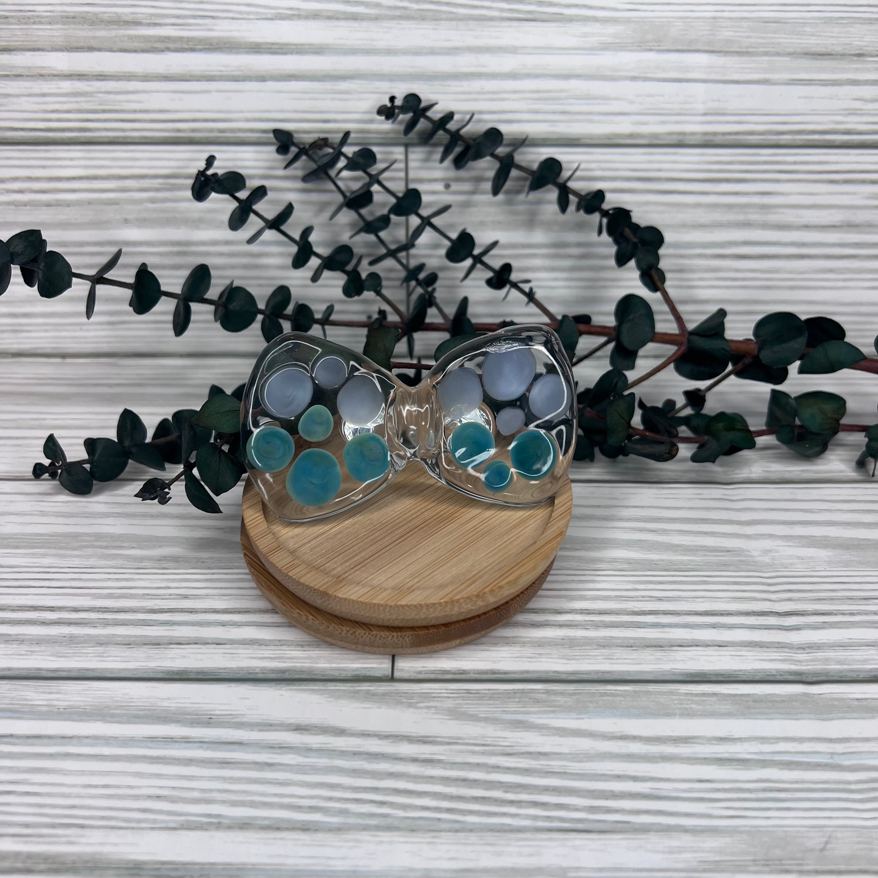 Oversized Glass Loc Bow (single) – UnRulyJewelry